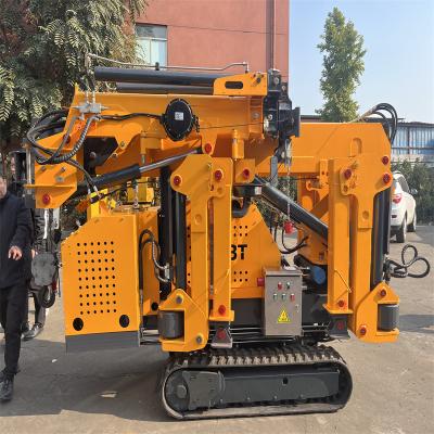 China Electric Diesel Spider Crawler Crane 3-12 Ton Telescopic Boom 2500kg for sale