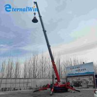 China Electric And Diesel Power Spider Crawler Crane Yellow Red Green for sale