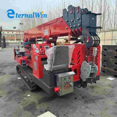 China Eternalwin 8 Ton Spider Crawler Crane Telescopic Boom Electric Diesel for sale