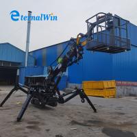 China Black Color Telescopic Boom Spider Crane 3 Ton Lifting Capacity for sale