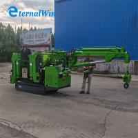 China Efficient Small Crawler Crane Telescopic Boom Electric Spider Crane For Versatile for sale