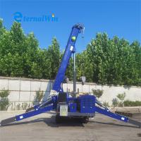 China EPA Diesel Engine 5 Ton 8 Ton Spider Crawler Crane With Telescopic Boom for sale