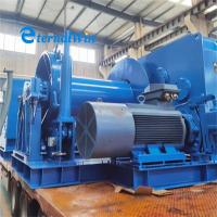 China Customizable Electric Marine Winch 50m to 2000m Wire Rope Capacity 1-100 Ton for sale