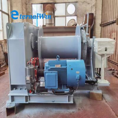 China Marine Electric Winch 20m/min Speed 1-100ton Rated Load for Heavy Duty Steel Vessels for sale