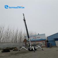China Eternalwin Mini Spider Crane 3-12 Ton Telescopic Boom Electric Diesel Powered for sale