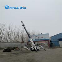China Eternalwin 12 Ton Mini Spider Crane Electric Diesel Telescopic Boom for sale
