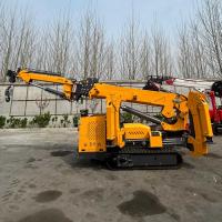 China Mini Spider Crane 3-12 Ton Telescopic Boom Electric Diesel Hybrid Crawler Crane for sale