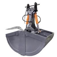 China Stainless Steel Crane Grab 0.5-2.5m Opening Range 500-3000kg Weight Electric Hydraulic Remote Control for sale