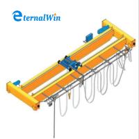 China 20T-50T European Mobile Double Girder Overhead Crane with 7.5-31.5m Span and AC380V Power Supply for sale