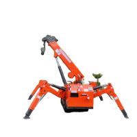 China Telescopic Steel Mini Spider Crane 3-14 Ton Capacity with Electric & Diesel Power Options for Narrow Spaces for sale