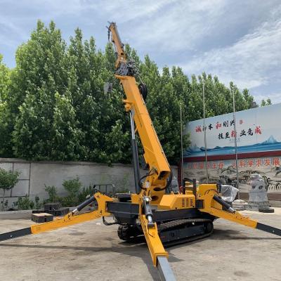 China Compact 5-Ton Telescopic Spider Crane Mini Crane for sale