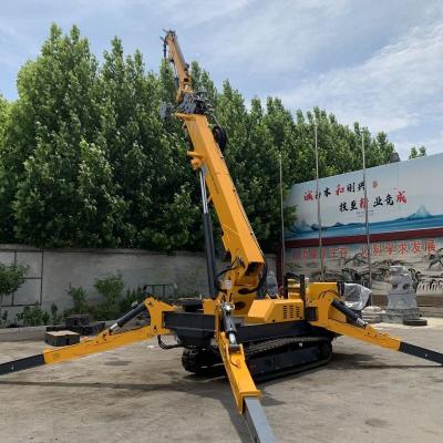 China Telescopic Boom Hydraulic Spider Crawler Crane Remote Control for sale