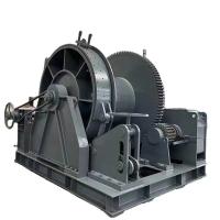 China Marine Hydraulic Winch 1-75ton Standard Hydraulic Station Metal Steel Construction Custom Speed for sale