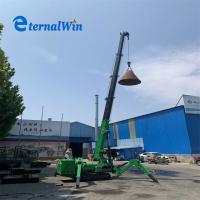 China Telescopic Boom Mini Spider Crane With Electric And Diesel Power for sale