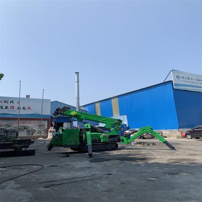 China Electric and Diesel Mini Spider Crane with Telescopic Boom for sale