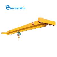 China Customized Speed Single Girder Electric Overhead Crane With Pendent Control for sale