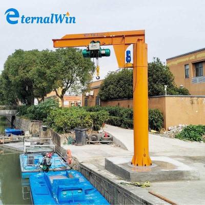 China 360 Degree Rotation 2-10 Ton Capacity Floor Mounted Jib Crane Cantilever Crane for Industrial Lifting for sale