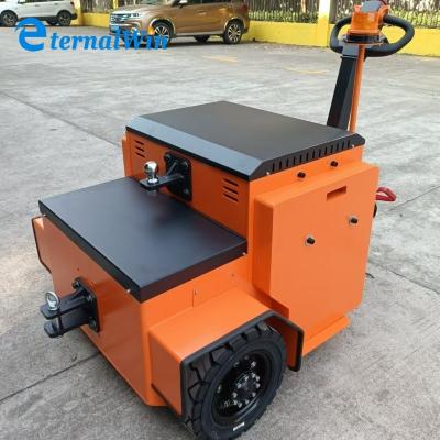 China 20 Ton Electric Tow Tractor 20000kg Capacity 7000N Pulling Force 2-3 km/h Drive Speed Heavy Duty Load Handling for sale