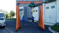 China Electric Gantry Crane 1-50ton Capacity 0.8/8m/min Speed Cabin Remote Control for sale