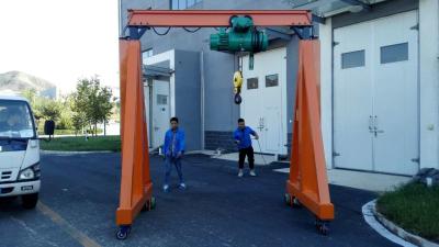 China Electric Gantry Crane 1-50ton Capacity 0.8/8m/min Speed Cabin Remote Control for sale