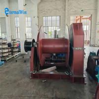 China Marine Hydraulic Winch 1-75ton Custom Rope Capacity Metal Steel for Tug Boat Lifting for sale