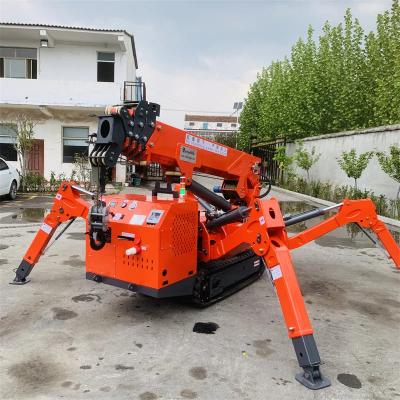 China Telescopic Electric and Diesel Mini Spider Crane 3 to 12 Ton Lifting Capacity for sale