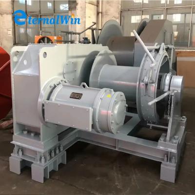 China Customized Steel Marine Electric Winch 1-100 Ton Capacity with 8-60mm Wire Rope and 20m/min Speed for sale