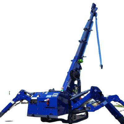 China Mini Spider Crawler Crane 3-12 Ton Electric Diesel Telescopic Boom Steel Lifting for sale