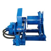 China Customized Marine Hydraulic Winch 100 kg Rope Capacity Steel Cable Lifting Pulling for sale