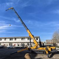 China 12 Ton Mini Spider Crawler Crane Telescopic Boom Electric Diesel Lifting Capacity for sale