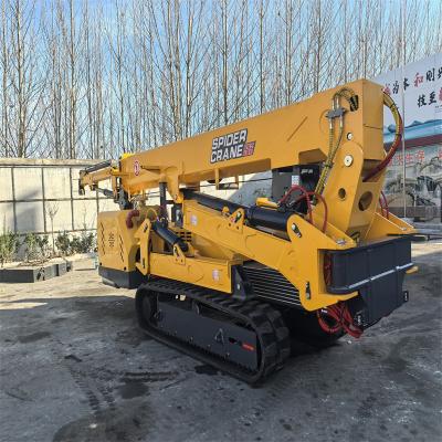 China Eternalwin Mini Spider Crawler Crane 12 Ton Electric and Diesel Lifting Capacity for sale