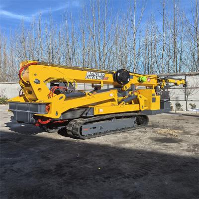China 10 Ton Electric and Diesel Power Spider Crane for Versatile Lifting for sale