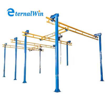 China Customized Color KBK Bridge Crane Strength Steel For Material Handling Efficiency for sale