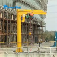 China Electric Jib Crane 1000kg Capacity with Chain Hoist Option Custom Lift Height for sale