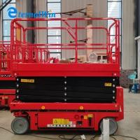 China Customized Scissor Lift Aerial Work Platform 500kg Load Capacity AC/DC Power for sale