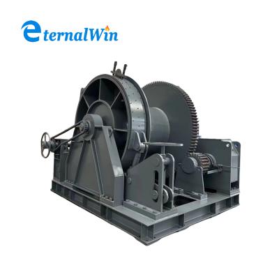 China Metal Steel Marine Hydraulic Winch with Customized Rated Load and Robust Construction for sale