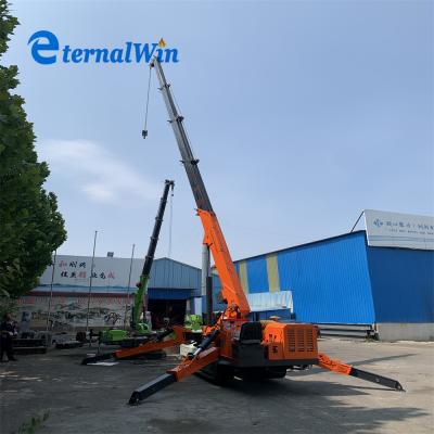 China 360 Degree Slewing Angle 5 Ton Spider Crane for Maximum Lifting Capacity and Precision for sale
