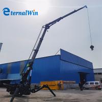 China Diesel Spider Crawler Crane 21m Lifting Height 250KW Engine Remote Control for sale