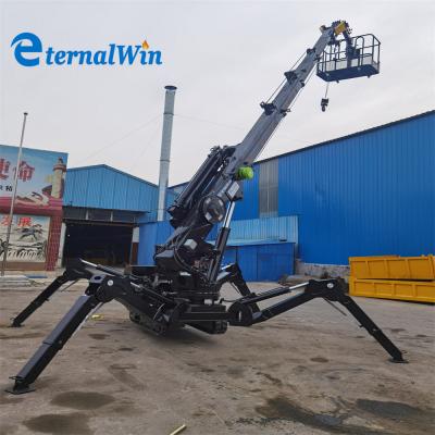 China Diesel Engine 3 Ton Spider Crane Ideal for Outdoor Work for sale