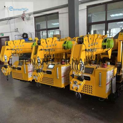 China 3-12 Ton Spider Crawler Crane with Overload Protection for sale