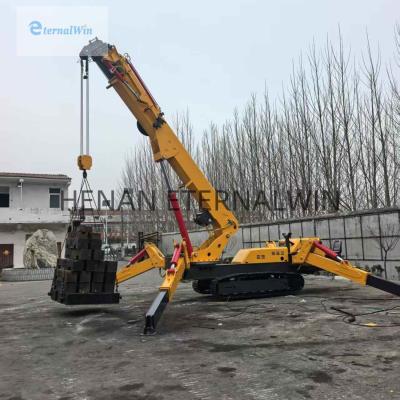 China 3 Ton Spider Crawler Crane for Narrow Construction Spaces for sale
