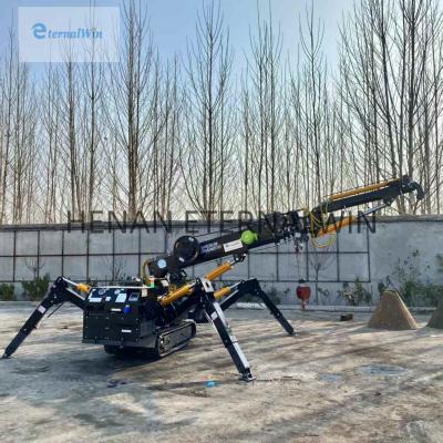China Electric Diesel Spider Crawler Crane 2-12 Ton Lifting Capacity for sale