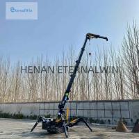 China Eternalwin Mini Spider Crane 10 Ton Capacity with Electric & Diesel Power Options for sale