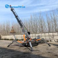 China 8.6m Max Working Radius Diesel 5 Ton Spider Crane for Heavy Construction Projects for sale