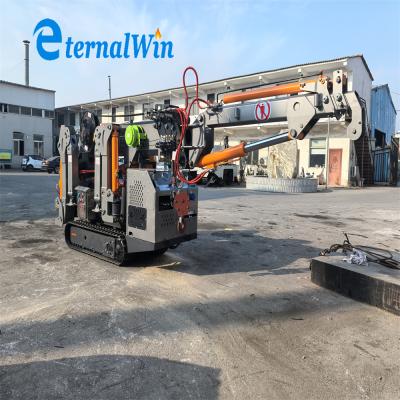 China Remote Control Spider Crawler Crane 8 Tons Operating Weight 8.6m Radius for sale