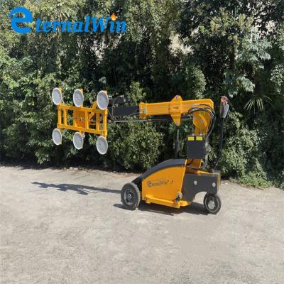 China 360 Degree Rotation Vacuum Glass Lifter 800kg Capacity 5m Lifting Height for 1400x650x1400mm Glass for sale