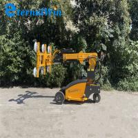 China Electric Glass Installation Machine 300kg 90° Flipping Rear Wheel Drive Adjustable Suction for sale