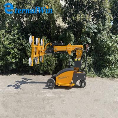 China Electric Glass Installation Machine 300kg 90° Flipping Rear Wheel Drive Adjustable Suction for sale