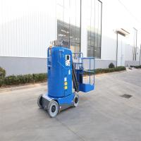 China Customized Vertical Mast Lift with Jib 7.2-10.6m Working Height 200kg Load Capacity for sale