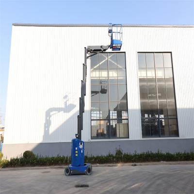 China Working Height 7.2 to 10.6 meters Electric lifting platform providing Customized platform size optimized for and lifting operations for sale
